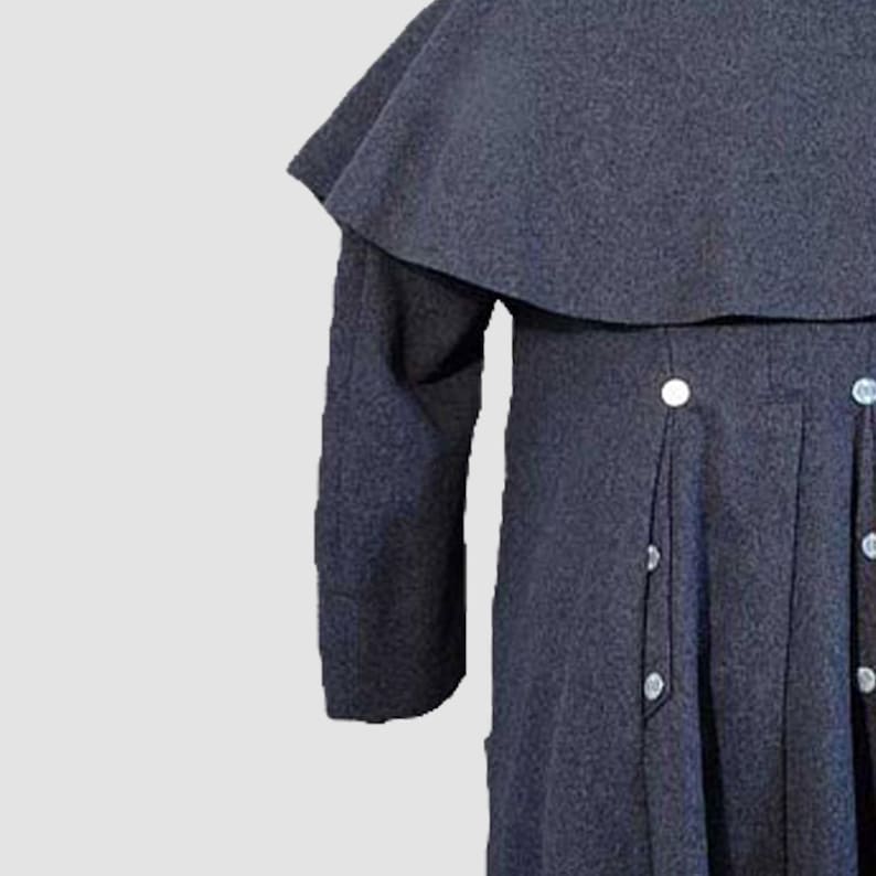 Handmade Wool Military Cape Coat | Victorian Civil War Greatcoat - Etsy