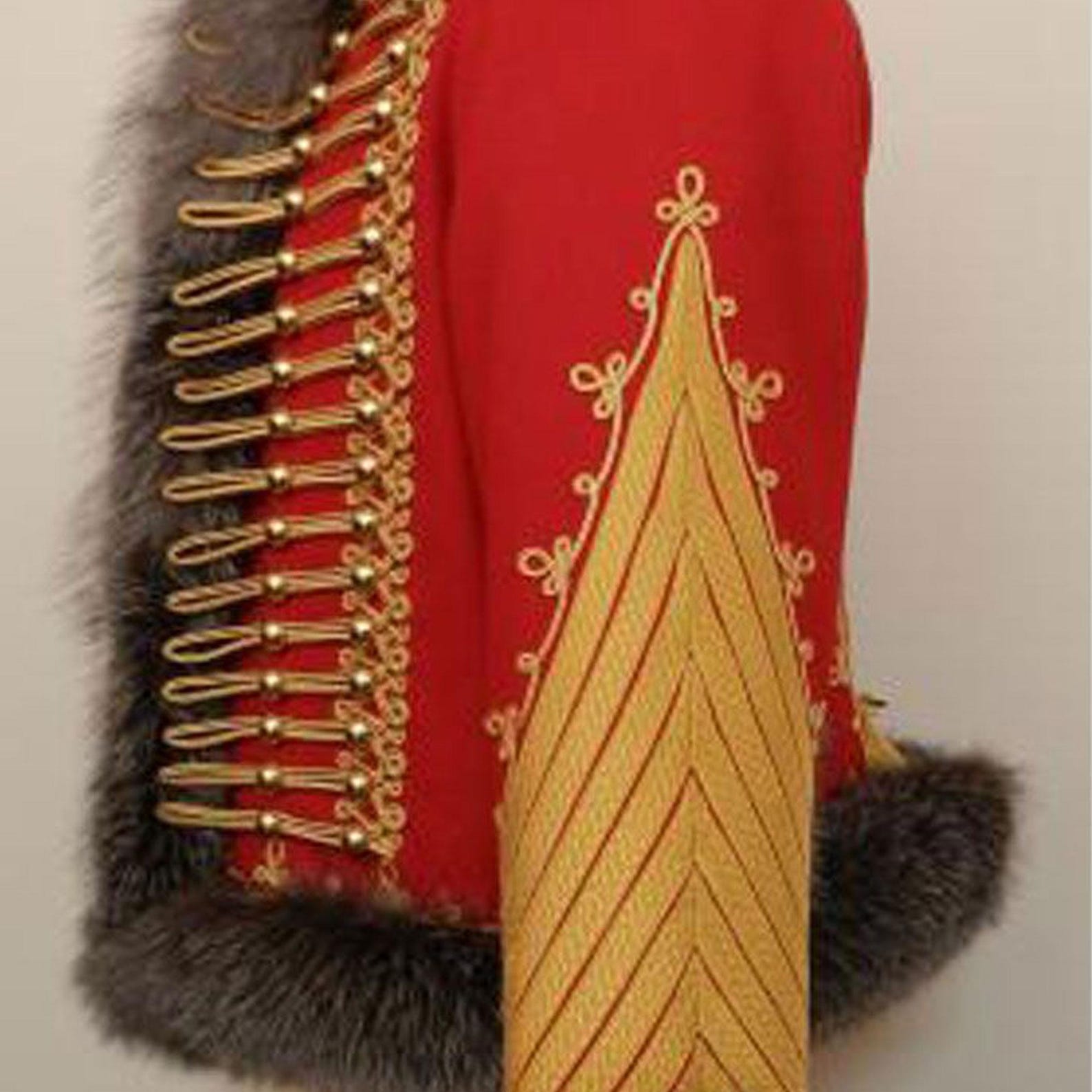 Napoleonic Jacket – Hussar Red Military Parade Coat | Jimi Hendrix ...