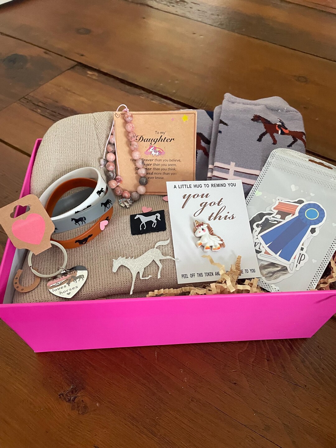 Cowgirl, Western Themed, Horse Gift Box Set for Daughter: Horse ...