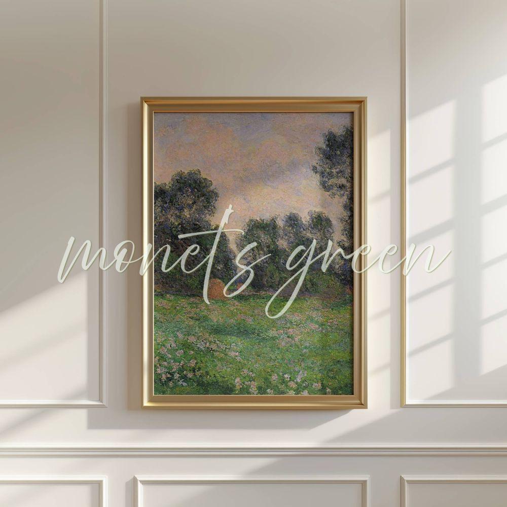 Claude Monet Green Gallery Wall Set 10 Pieces | Healing Nature Wall Art ...
