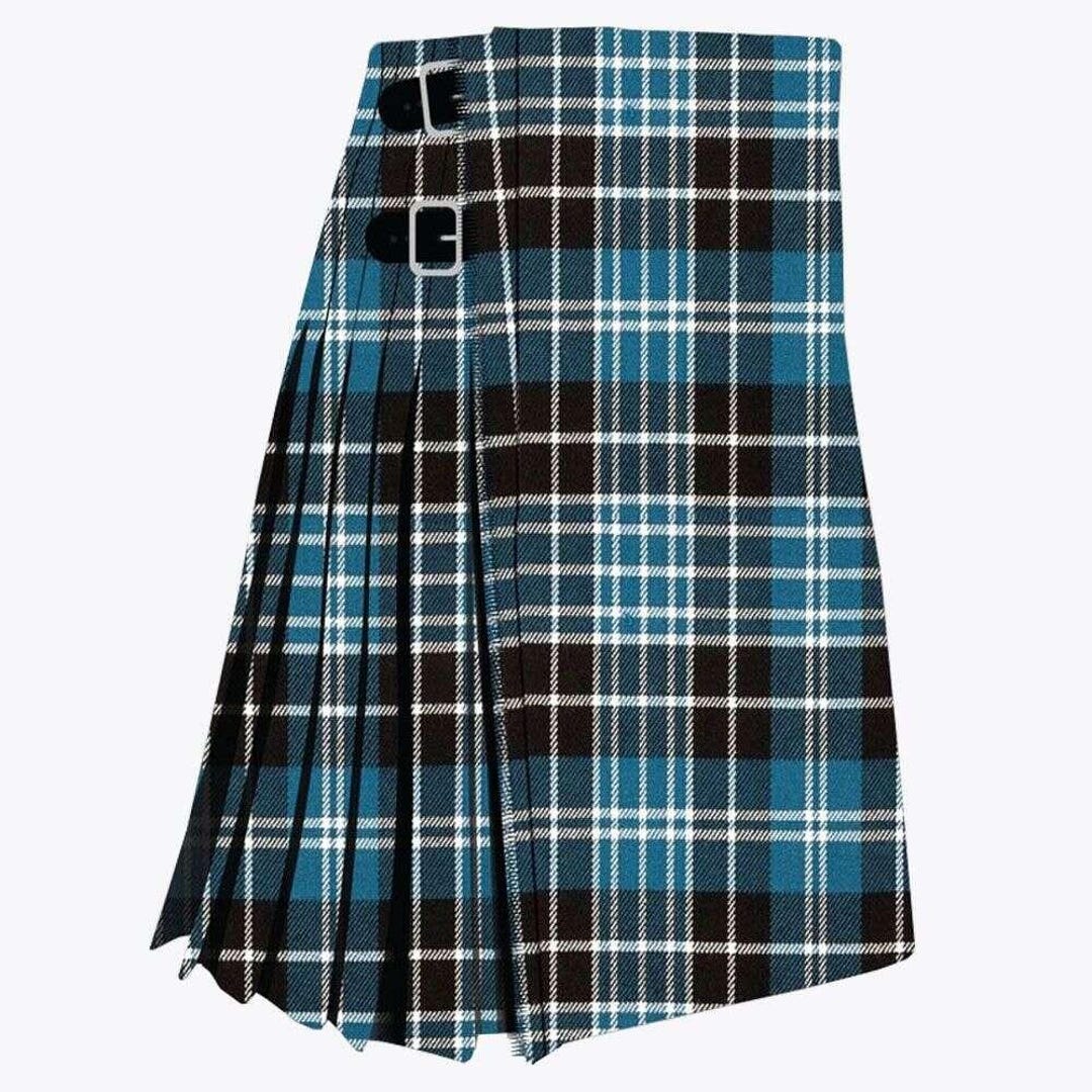 Clark Ancient Premium Tartan Kilt- Scottish Traditional 16 Oz 8yard Men ...