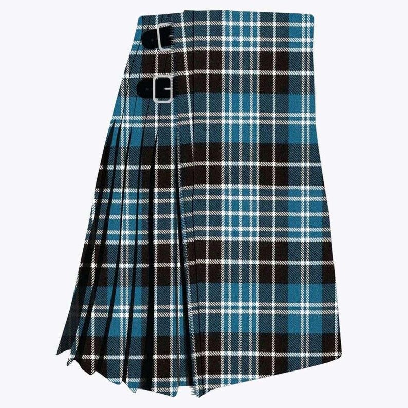 Clark Ancient Premium Tartan Kilt- Scottish Traditional 16 Oz 8yard Men ...