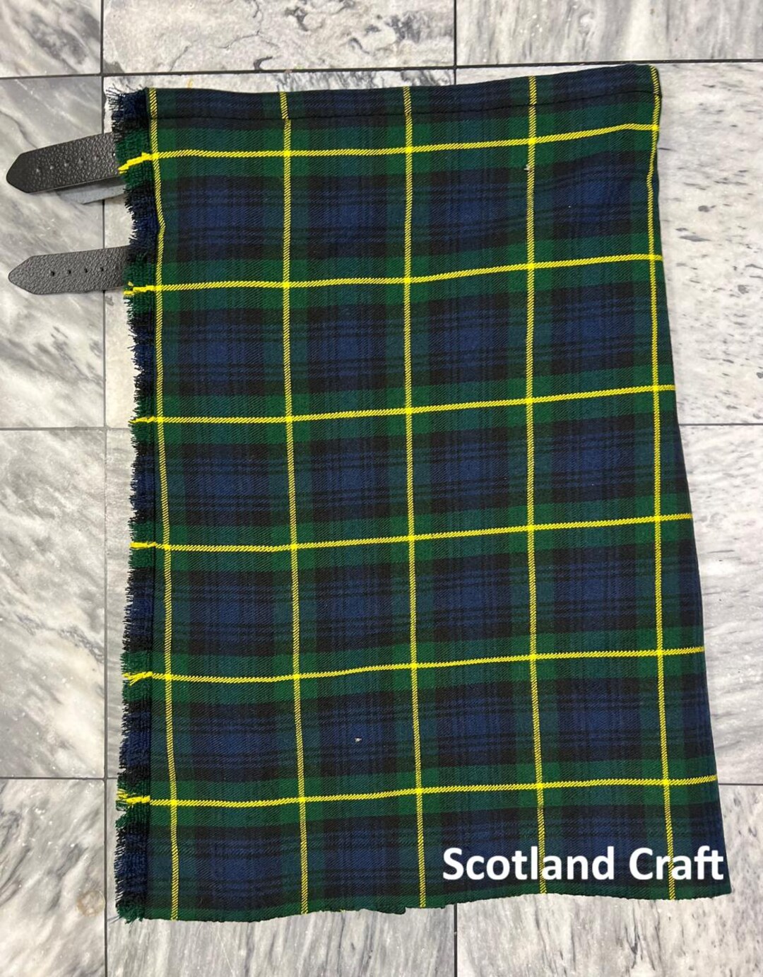 Handmade Clan Gordon Modern Tartan Kilt - Scottish Traditional 16oz ...