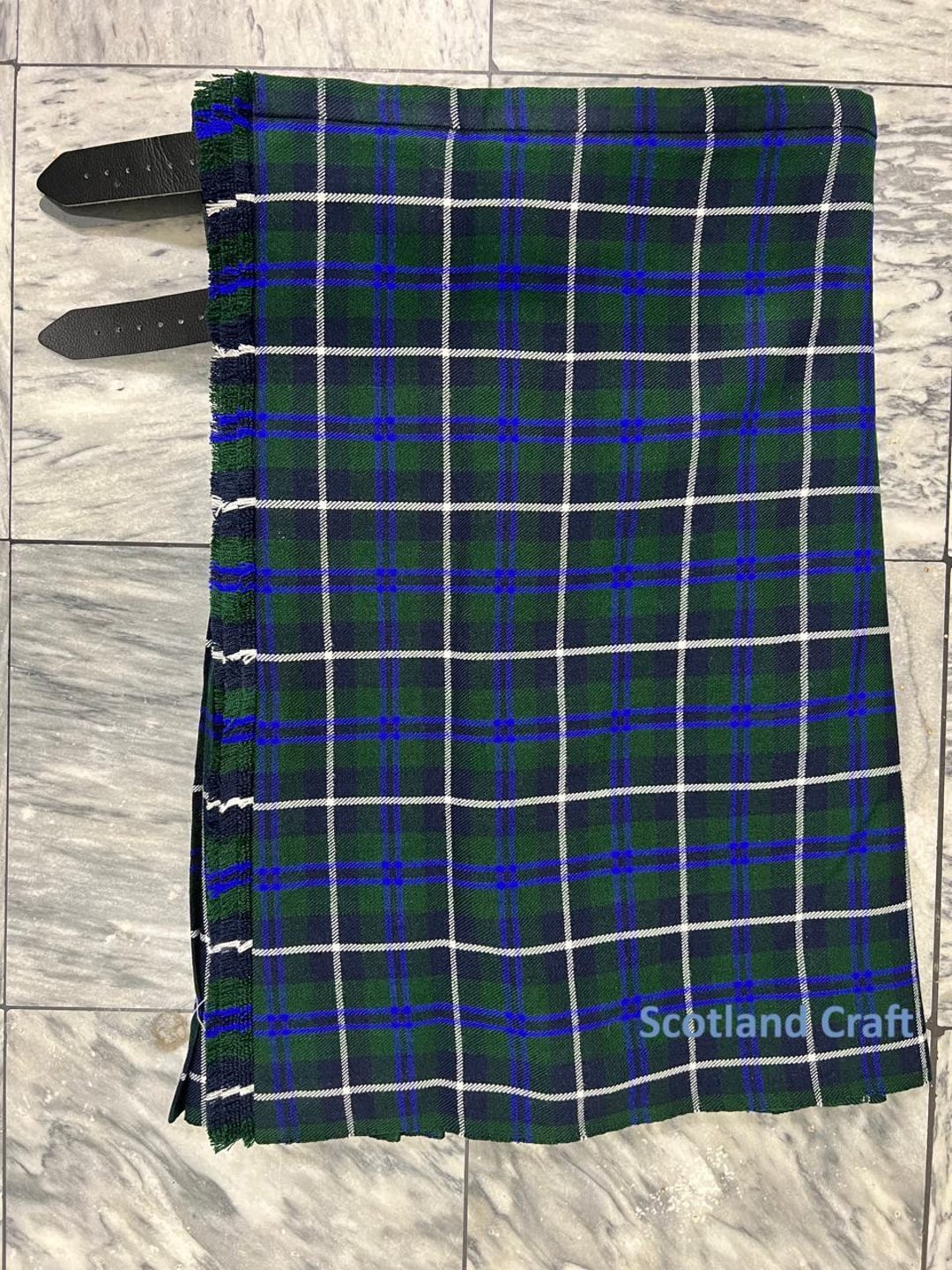 Handmade Clan Douglas Tartan Kilt – Scottish Acrylic Wool, 8 Yards - Etsy