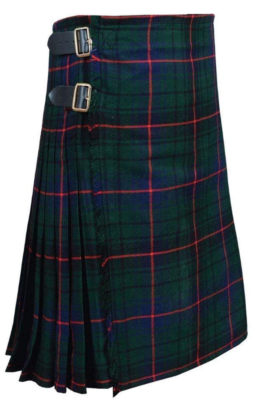 Davidson Modern Tartan Kilt- Scottish Traditional 16 Oz 8yard Men's ...