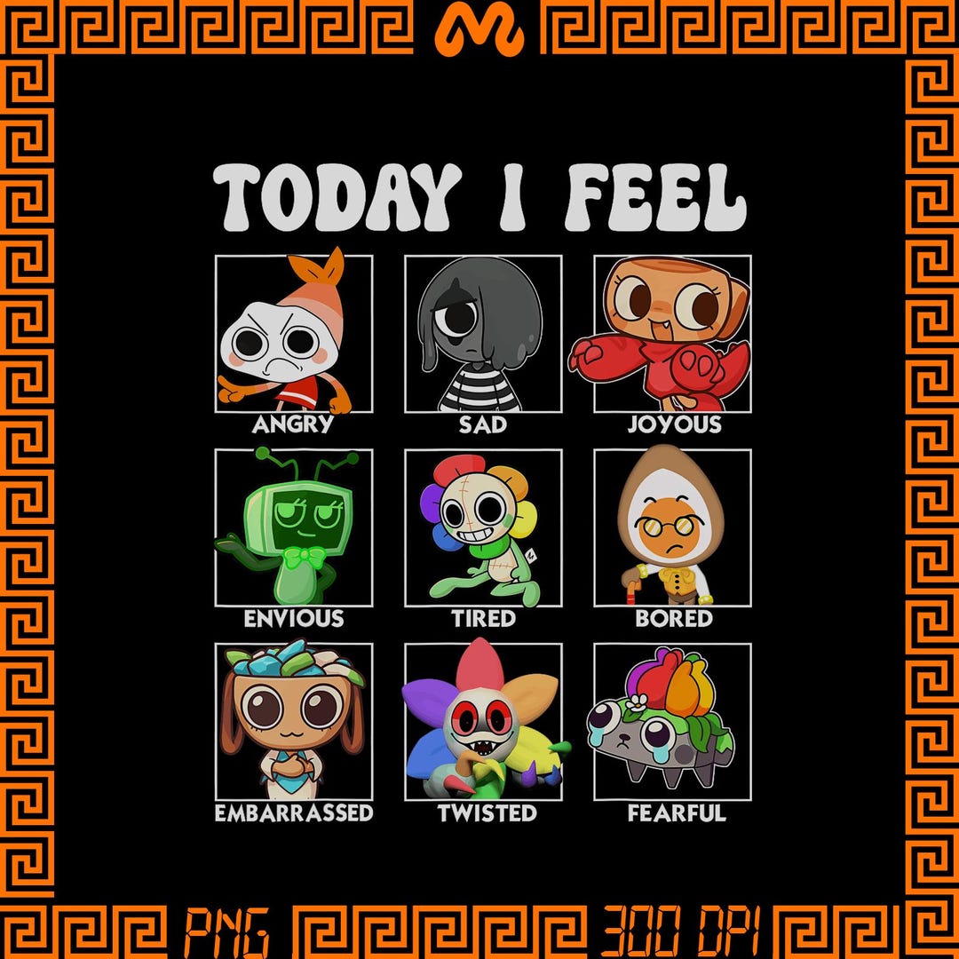 Dandy Toons Kids PNG, World Characters Today I Feel PNG, Today I Feel ...