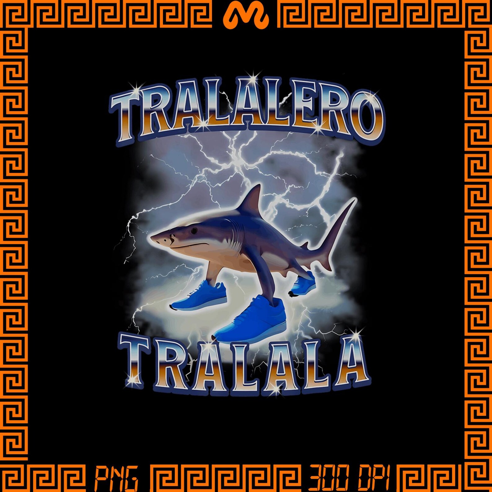 Tralalero Tralala Funny Shark Meme Bootleg, Brainrot Italian,shark With ...