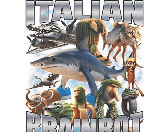 Chimpanzini Bananini Italian Brainrot Meme PNG Digital - Etsy