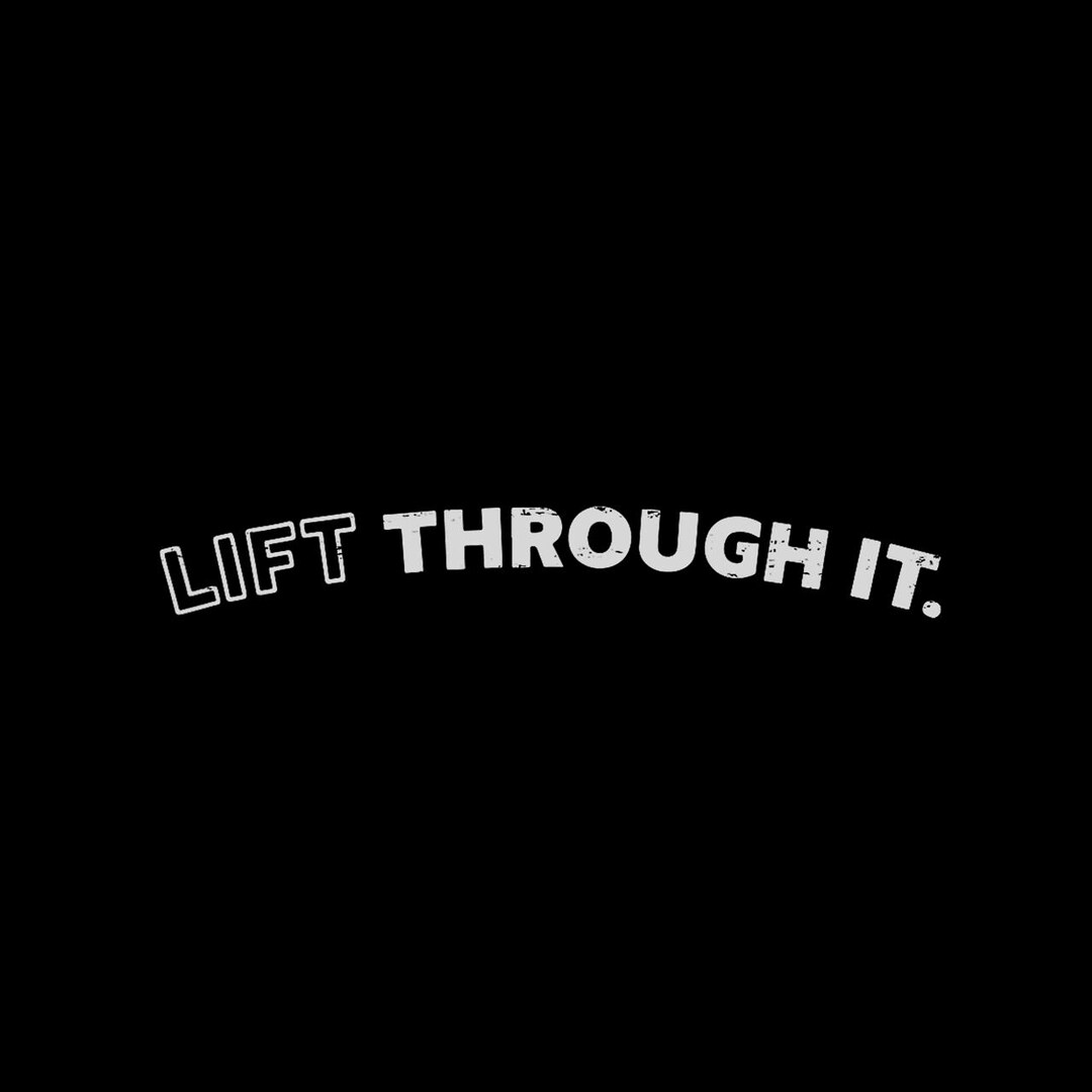 Retro Lift Through It Shirt, Motivational Gym Shirt,fitness Mental ...