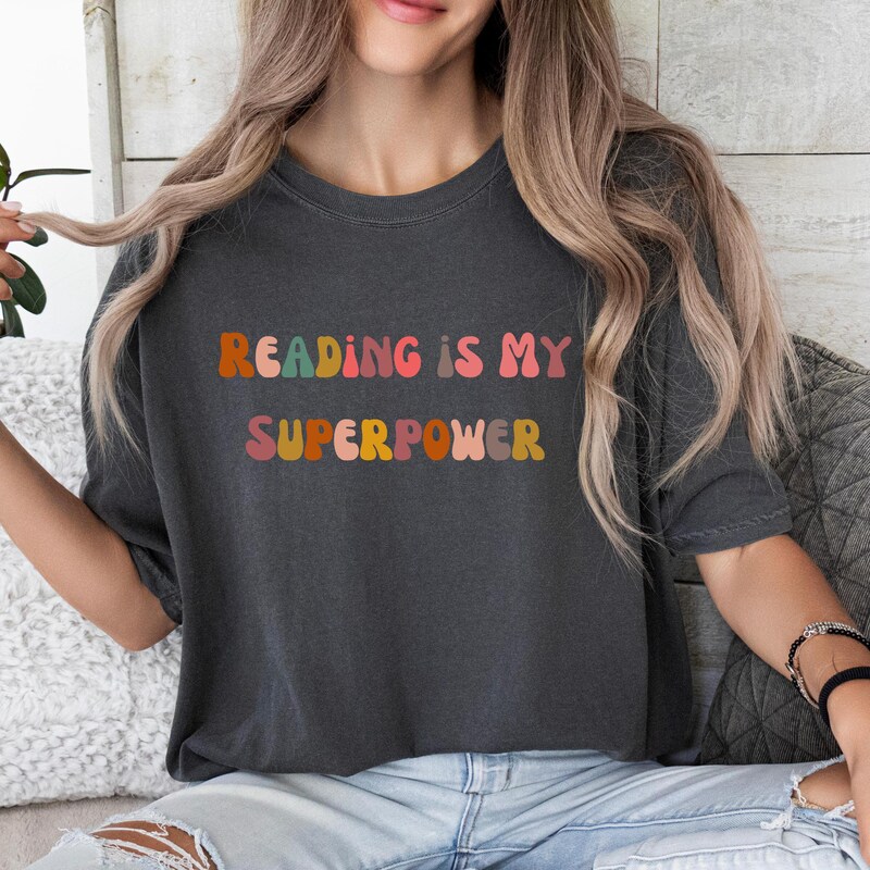 Reading is My Superpower - Etsy