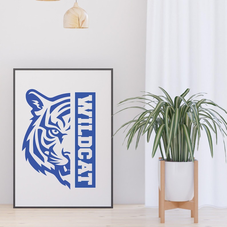 Wildcat Svg Png Bundle, Wildcat Face Png, Wildcat School Spirit Svg ...