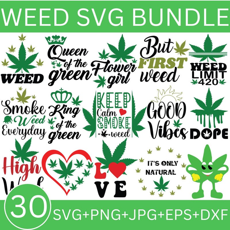 Weed Svg - Etsy Canada