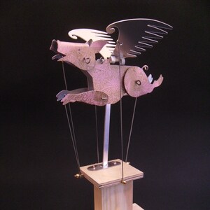 Flying Pig Automata - Etsy