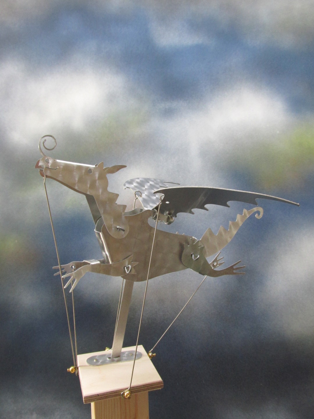 Brushed Aluminium Dragon Automata - Etsy