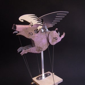 Flying Pig Automata - Etsy