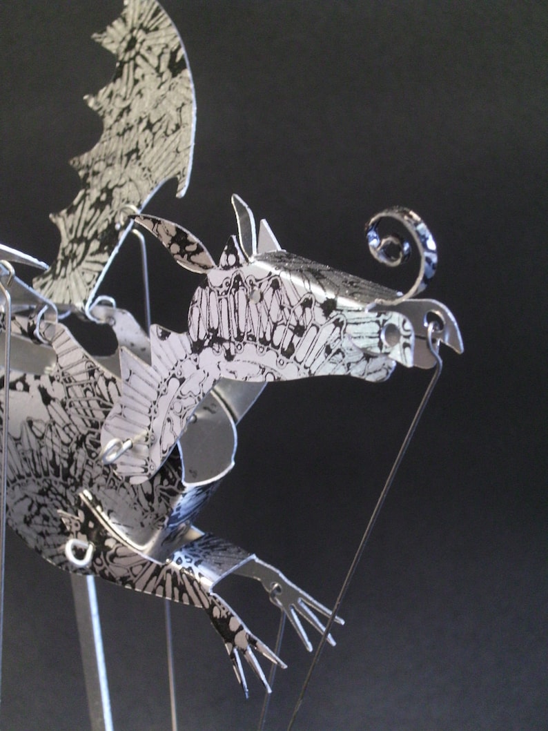 Painted Aluminium Dragon Automata - Etsy