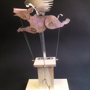 Flying Pig Automata - Etsy
