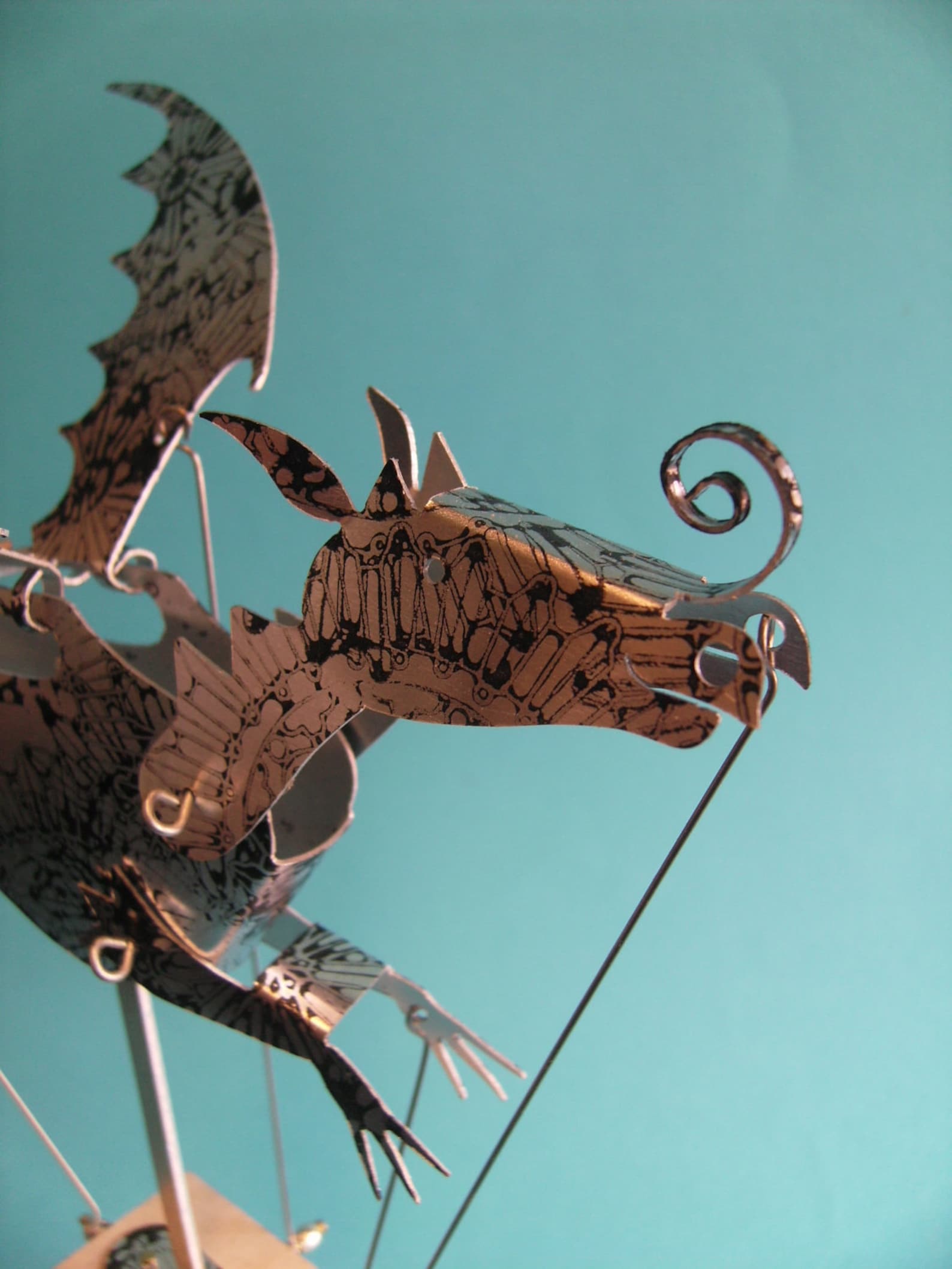 Painted Aluminium Dragon Automata - Etsy