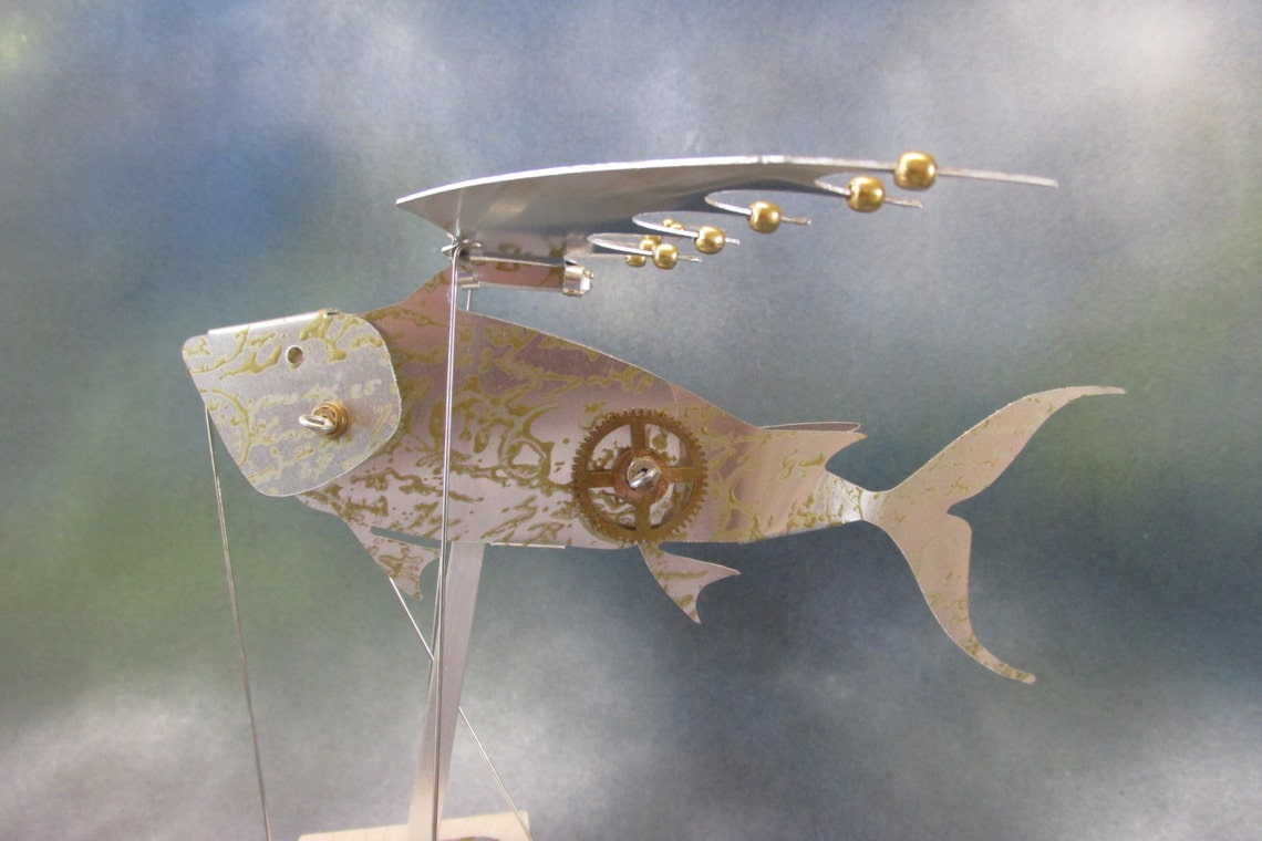 Steampunk Flying Fish Automata - Etsy