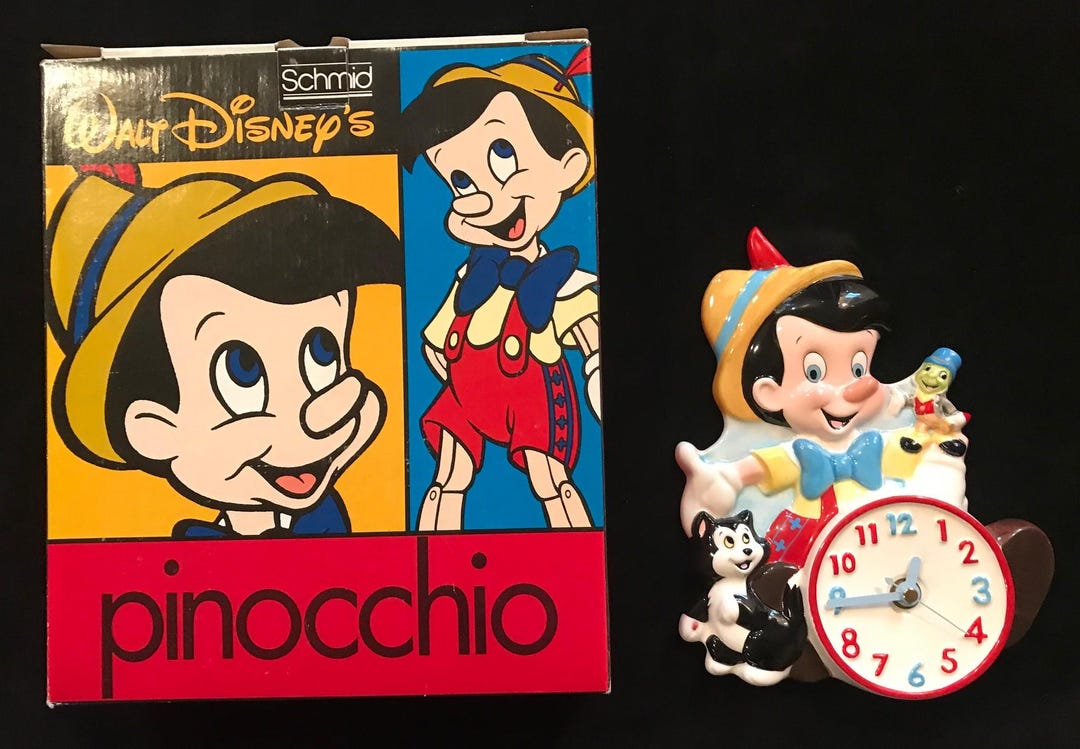 Schmid Disney Treasures Collection Pinocchio Jiminy Cricket Porcelain ...