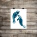 Manatee Couple Watercolor Print Instant Download, Manatee Painting ...