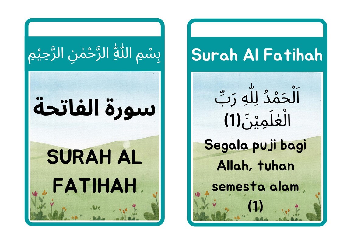 Canva Surah Template - Etsy