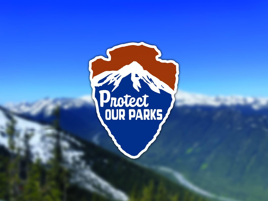 Protect Our Parks Sticker – Arrowhead Vinyl Decal | Outdoor Adventure ...