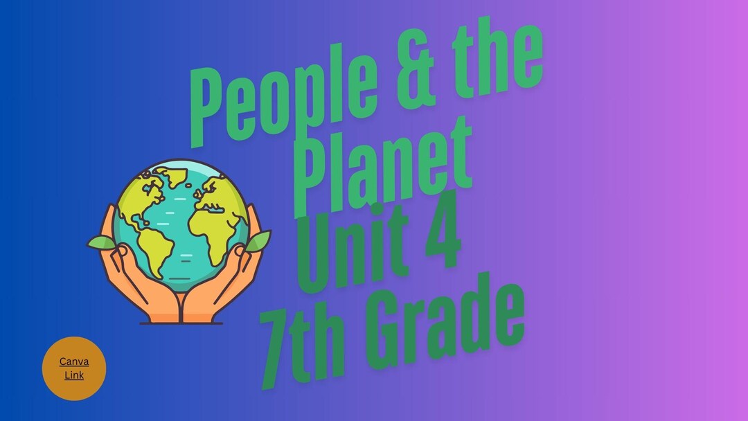 Unit 4 People and the Planet My Perspectives Realize 7th Grade FULL ...