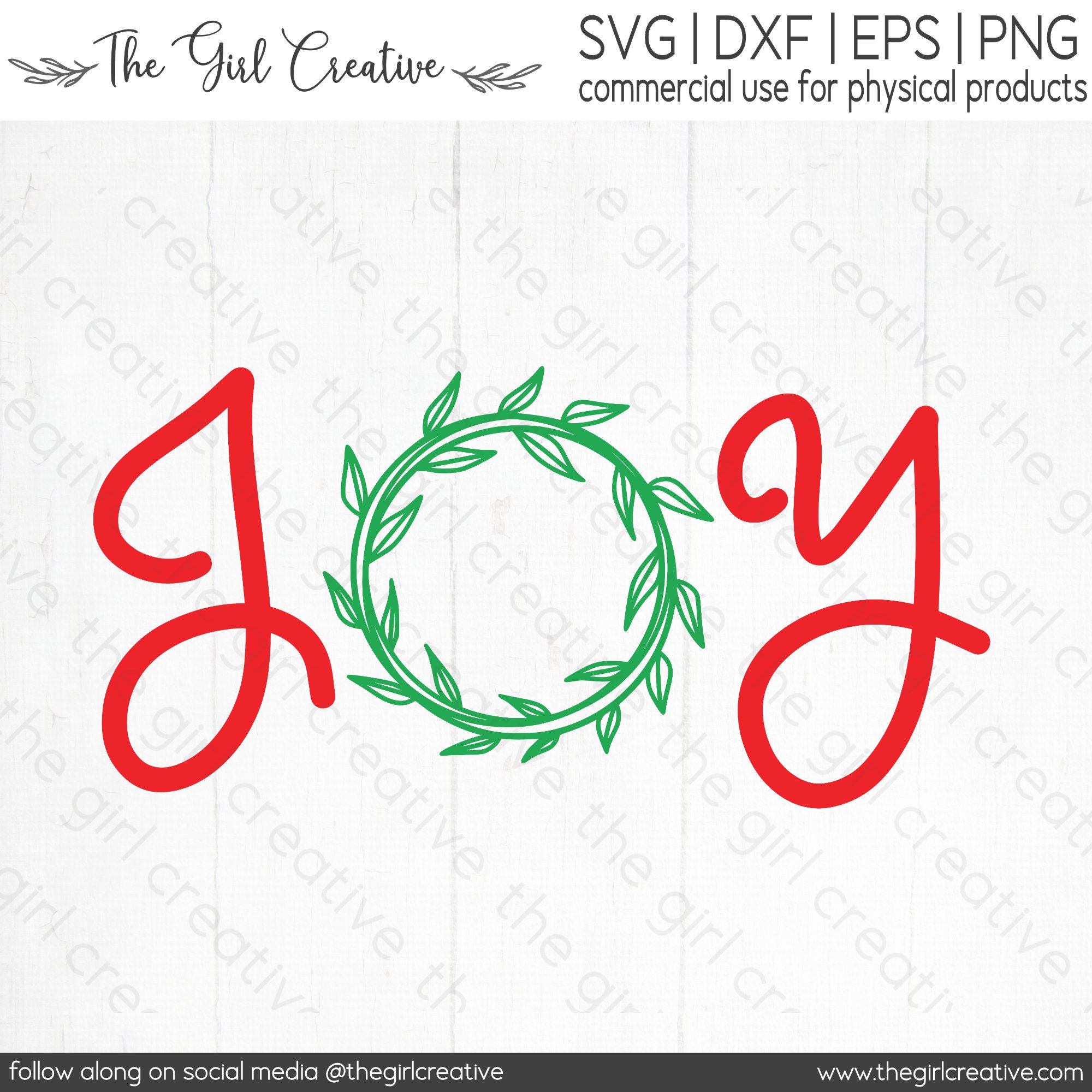 Christmas SVG, Joy SVG, Christmas Cut Files, Joy to the World, Wreath ...