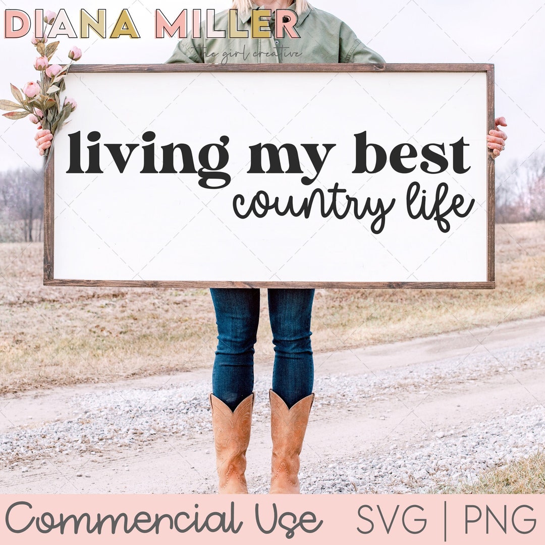 Country Living SVG Farm Life SVG Farm Svg Small Town Svg - Etsy