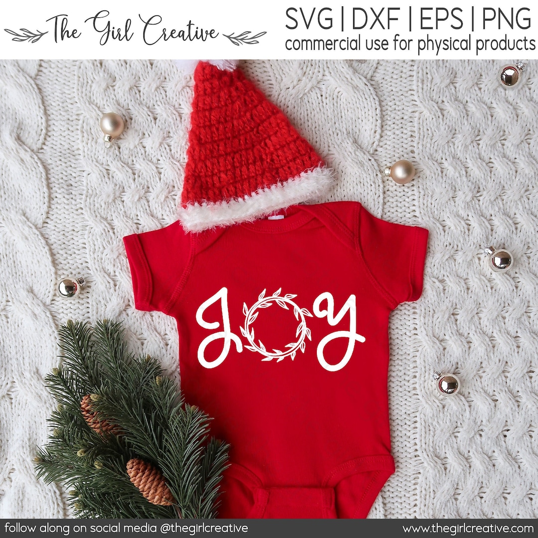 Christmas SVG, Joy SVG, Christmas Cut Files, Joy to the World, Wreath ...