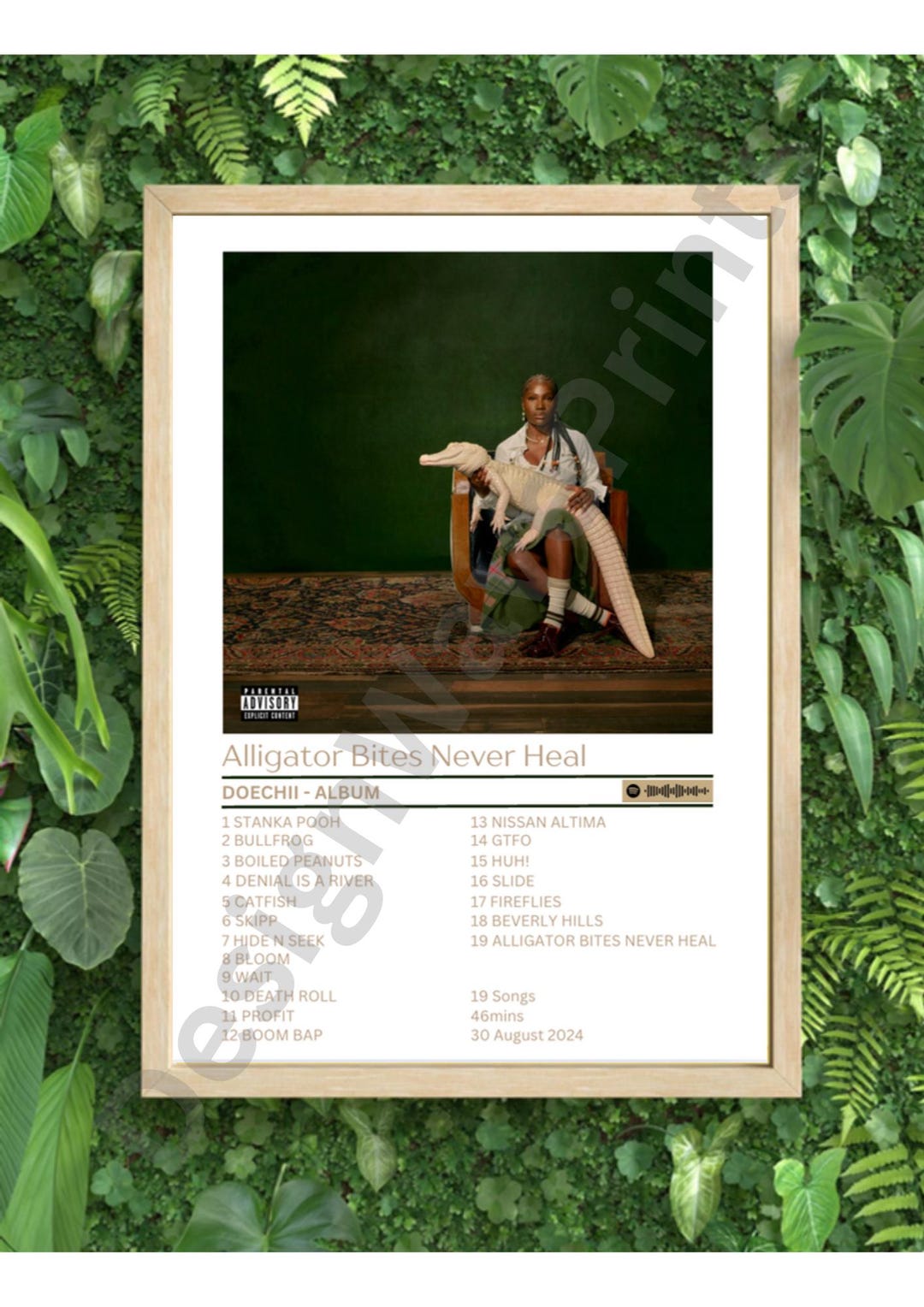 Doechii Album Cover Posters - Alligator Bites Never Heal - Etsy