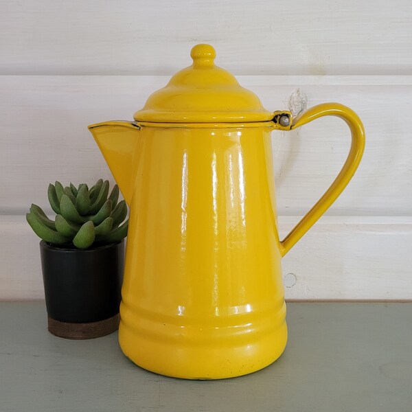 Enamel Coffee Pot - Etsy