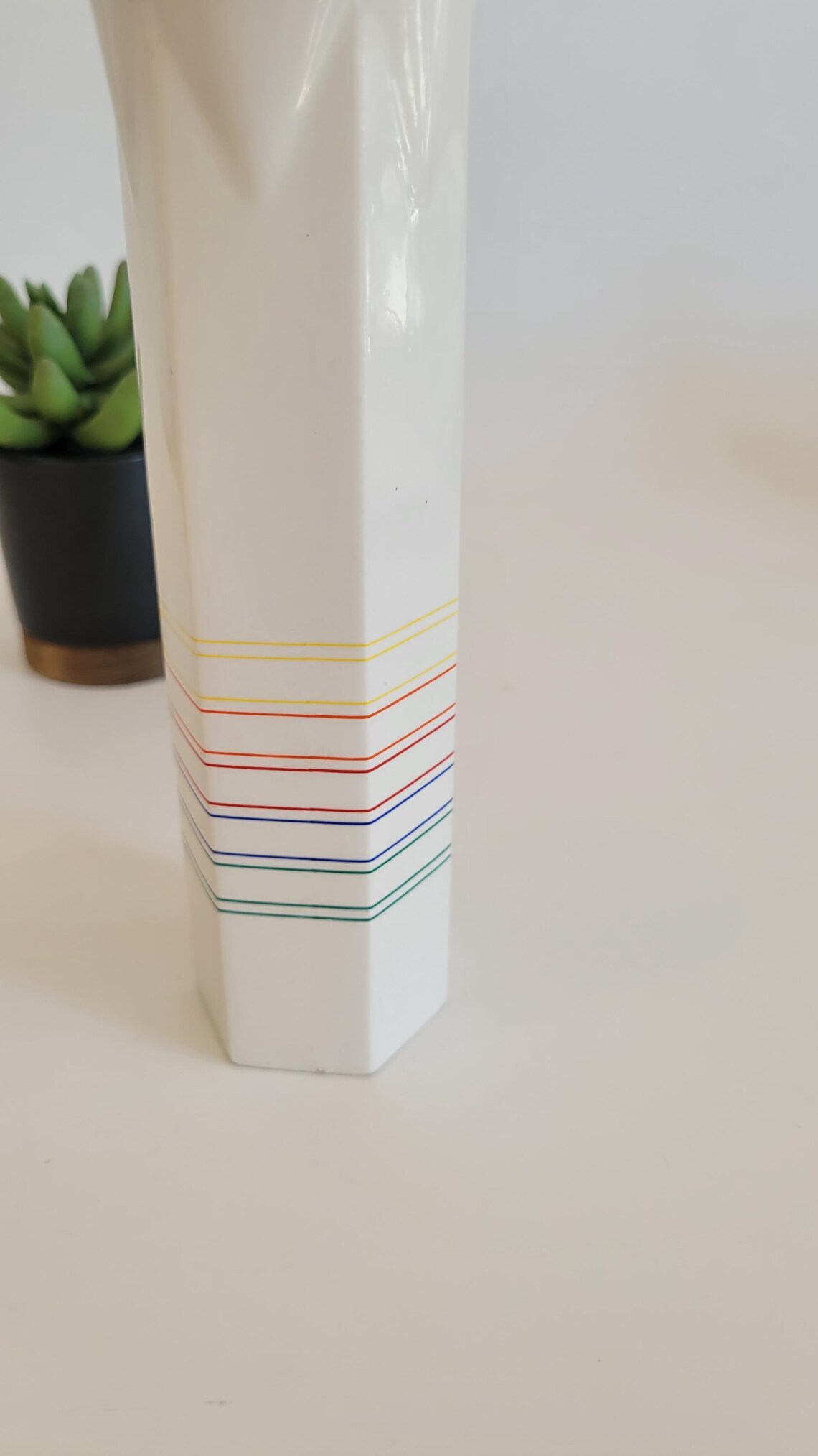 Vintage Vase 80s FTDA Vintage Home Decor Rainbow Bud Vases Japan - Etsy