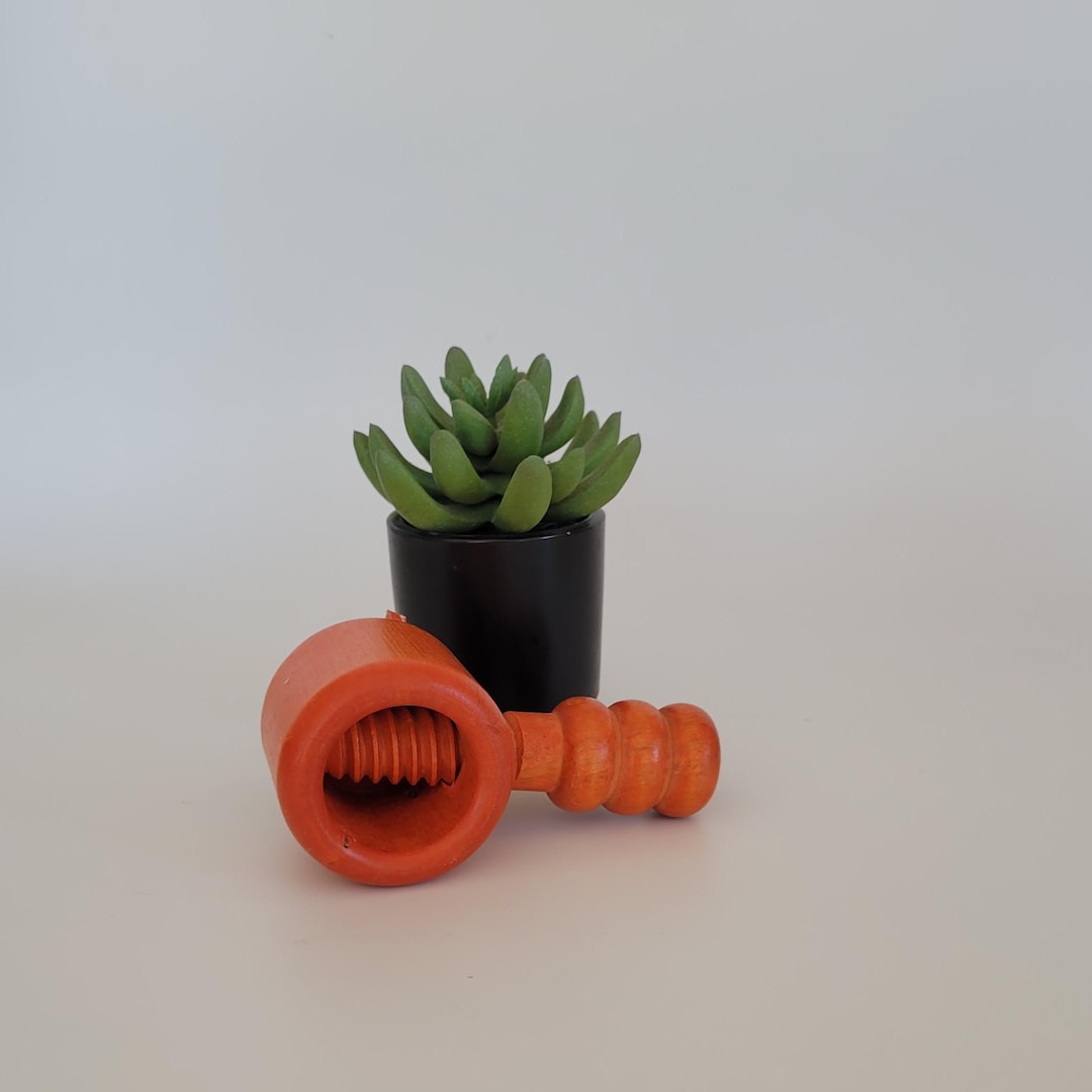 Wood Nutcracker Handheld Wooden European Nut Crushers Vintage ...