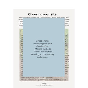 Cut Flower Garden Plan for Beginners (PDF Digital Download) - Etsy