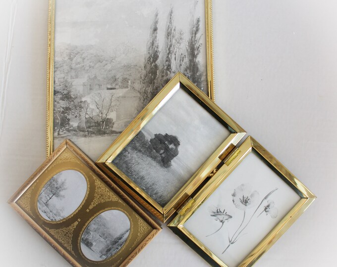 Vintage Photo Frame Gold Vintage Picture Frames Home Decor - Etsy
