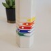 Vintage Vase 80s FTDA Vintage Home Decor Rainbow Bud Vases Japan - Etsy