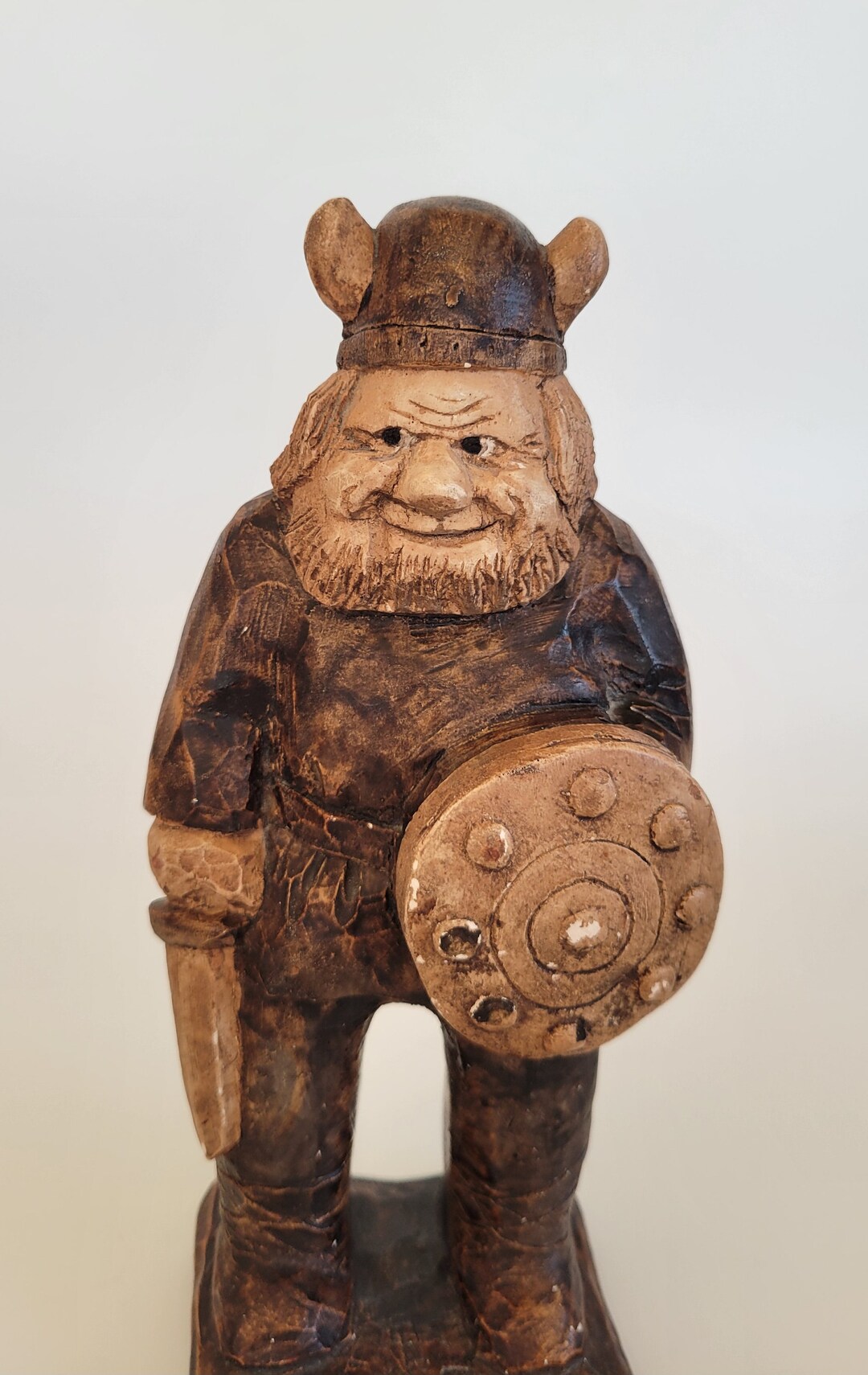 Viking Figurine Nordic Decor Vintage Danish Decor Plaster - Etsy