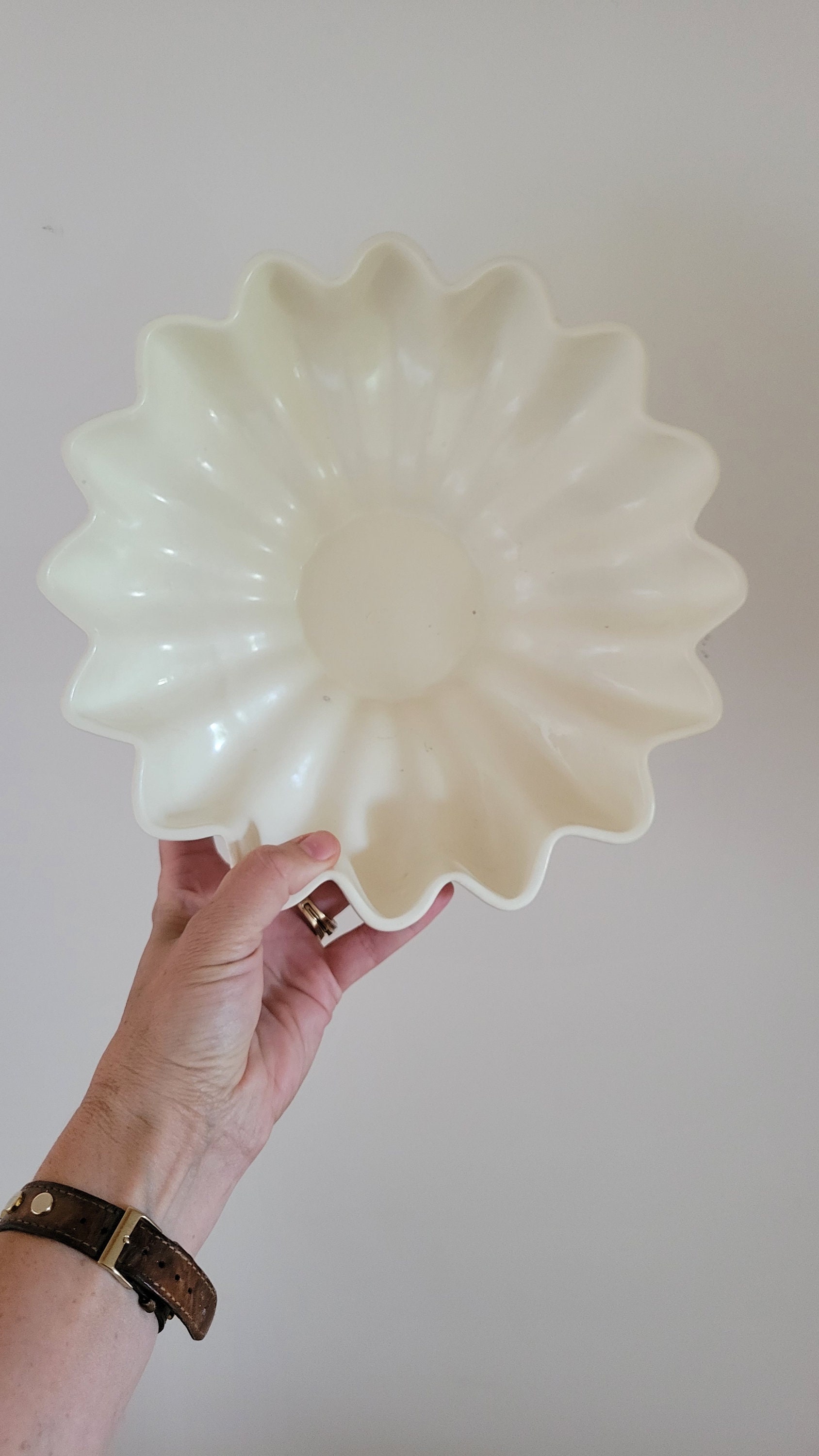 Red Wing Pottery Bowl 1620 Vintage Ceramic Fluted Lotus Bowl - Etsy