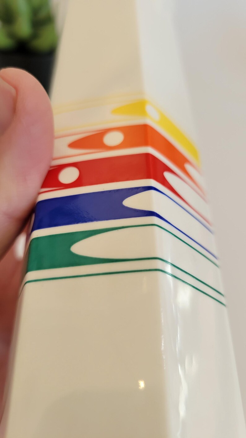 Vintage Vase 80s FTDA Vintage Home Decor Rainbow Bud Vases Japan - Etsy