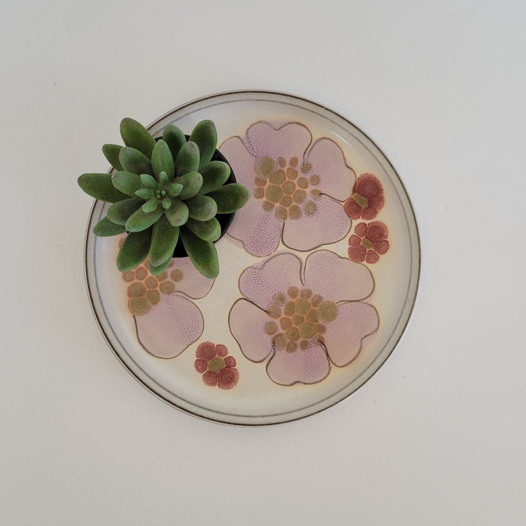 Vintage Denby Gypsy Plate Salad Plate Dessert Plates 70s Table Settings ...