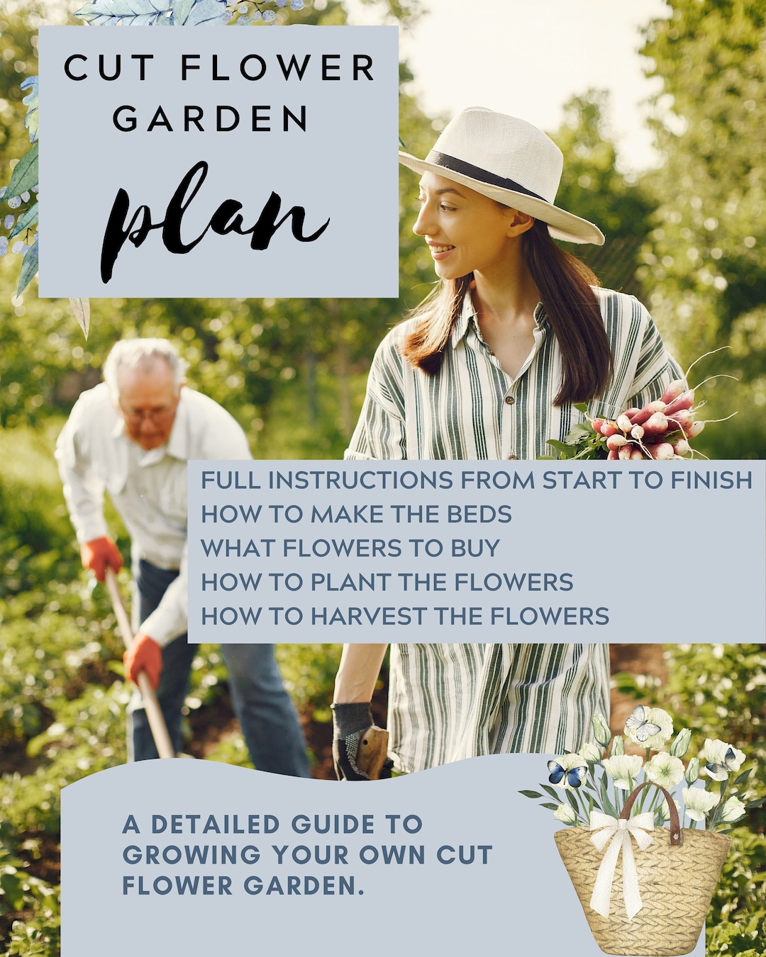 Cut Flower Garden Plan for Beginners (PDF Digital Download) - Etsy