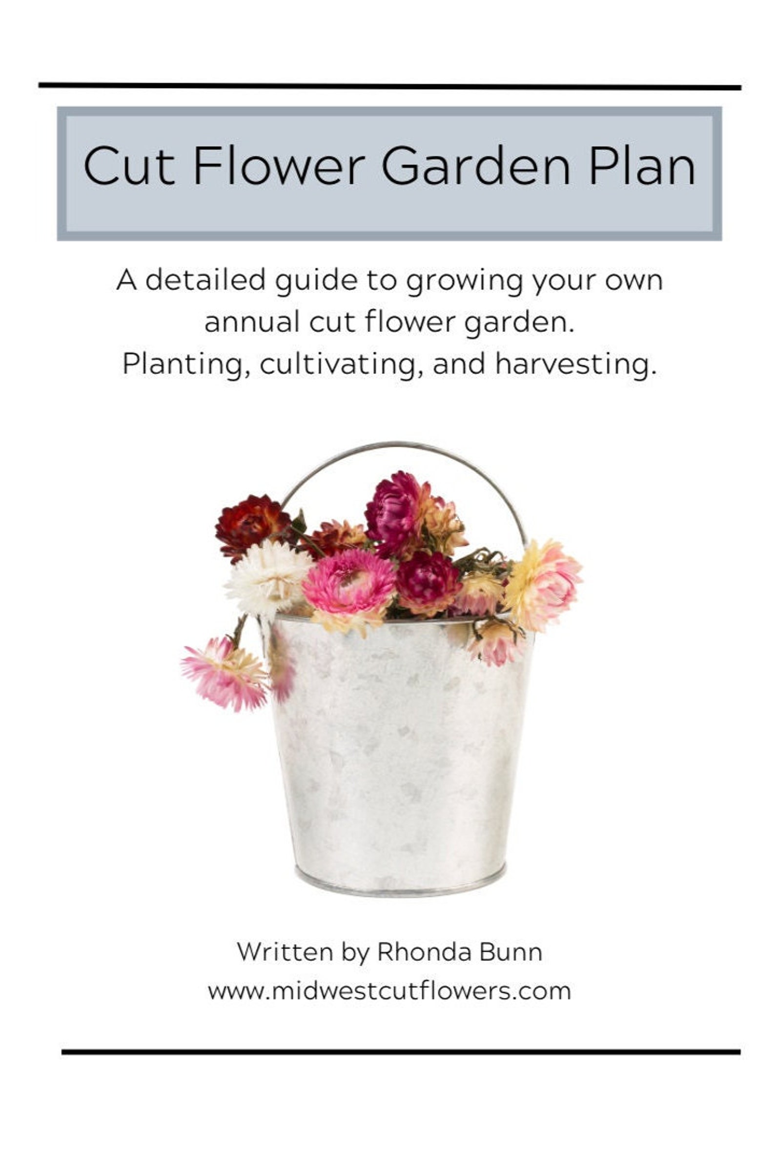 Cut Flower Garden Plan for Beginners (PDF Digital Download) - Etsy