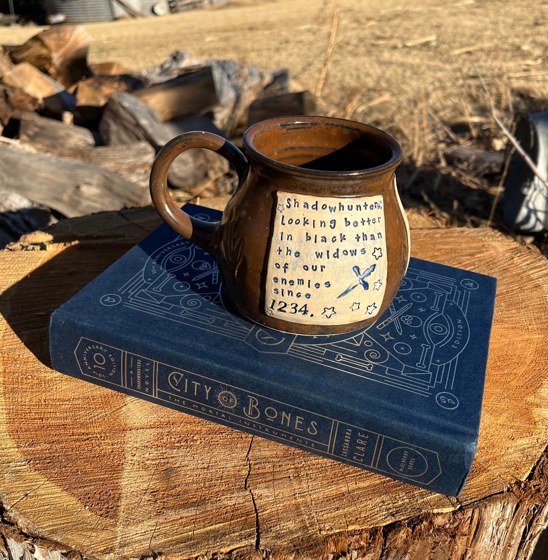 Large Literary Mug, Shadowhunters, City of Bones, Cassandra Clare, Tea ...