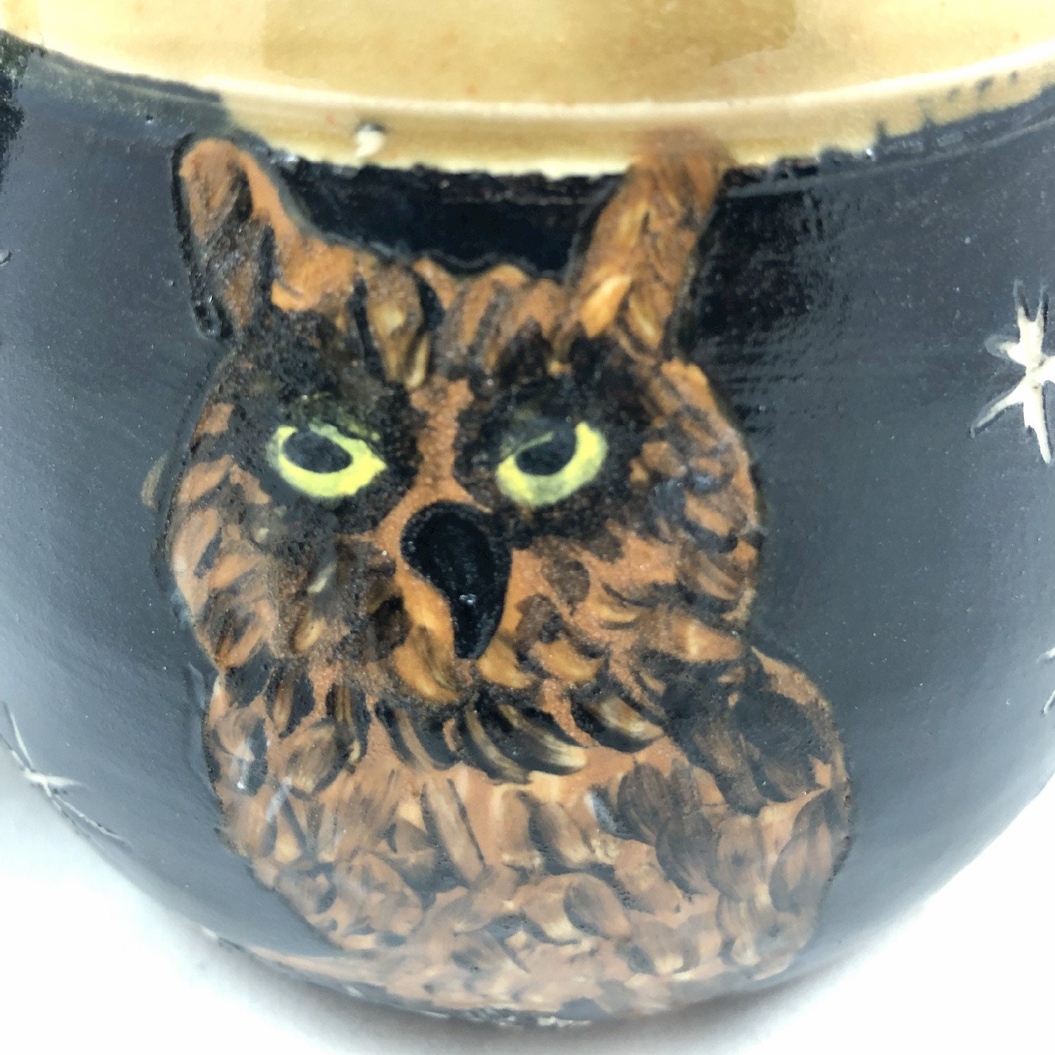 Owl Mug Pottery Handmade by Daisy Friesen | Etsy