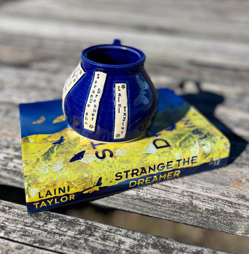 Pottery Literary Mug, You're a Fairy Tale... Strange the Dreamer, Laini ...