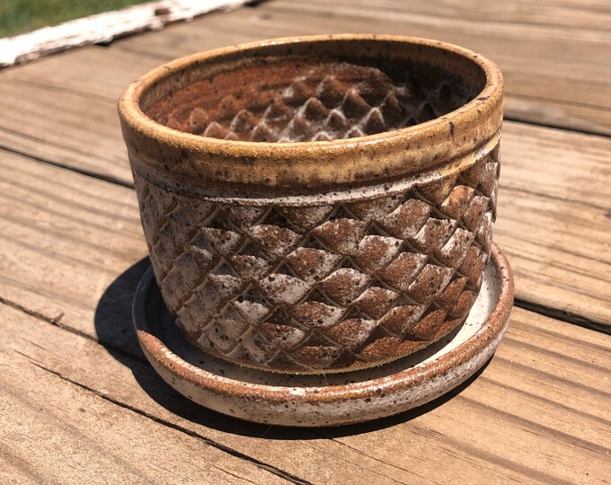 Planter, Flower Pot, Boho, Dragon Scale, Mermaid Style, Handmade ...