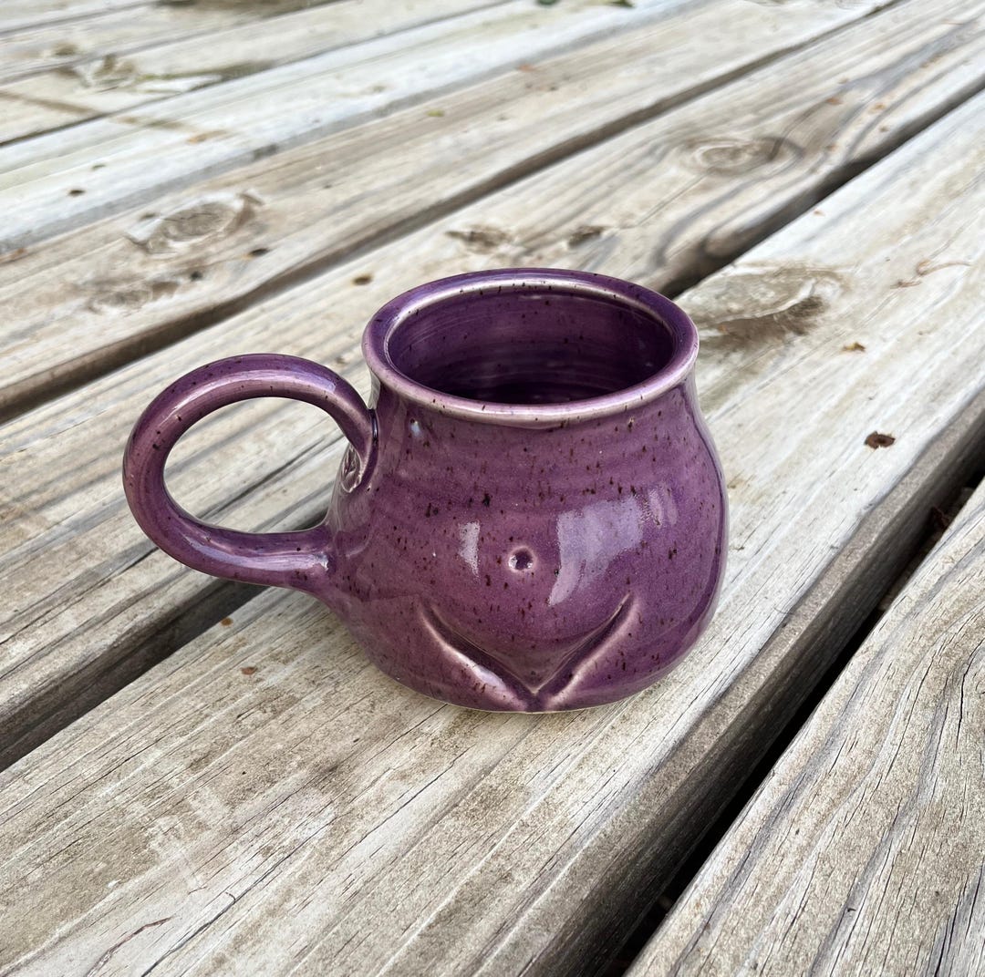 Handmade Body Mug, Purple, Stocking Stuffer, Coffee Mug, Teacup ...