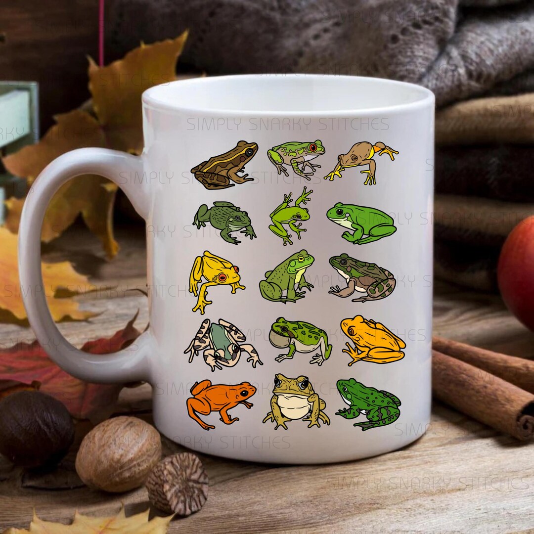 Frog Coffee Mug, Frog Aesthetic, Frog Lover Gift, Coffee Lover Gift ...